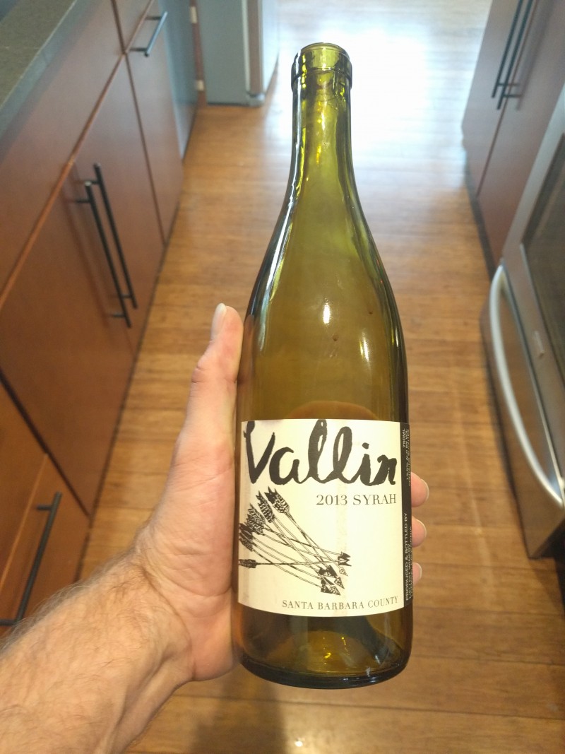 Vallin Syrah – 2013 – Jeff's Wine Ratings